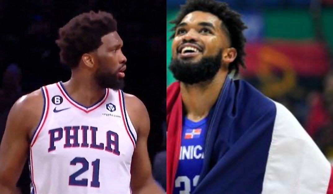 Embiid y Karl Towns explotan con 70 y 62 puntos en una noche memorable ...