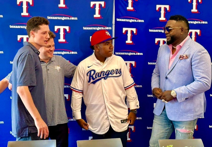 David Ortiz Jr., hijo del Big Papi, firma con los Rangers de Texas ...